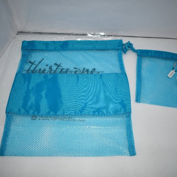 thirty-one | Bags | Thirty One Mesh Pouches 2 Pack In Neon Blue Mesh ...